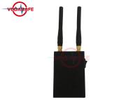 China Pocket Design RF Signal Jammer , Cell Phone Scrambler Black Aluminum Case for sale