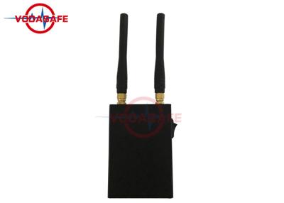 China Pocket Design RF Signal Jammer , Cell Phone Scrambler Black Aluminum Case for sale