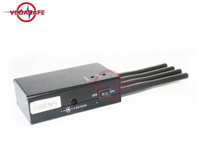 China Portable 2.4G Wifi Network Signal Jammer DCS 1805 - 1990MHz Black Aluminum Case for sale