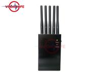 China Five Way Wifi Jamming Device , Car GPS Jammer Supports Use While Battery Charging for sale