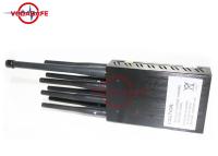 China 2G 3G 4G Wifi Cellular Signal Jammer 5 - 20m Effective Cover Radius Long Lifetime for sale