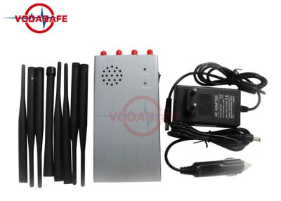 China Classroom Mini Portable Cellphone Jammer , Cellular Signal Jammer Aluminum Heat Sink for sale