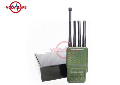 China Handheld 8 Band Wifi Signal Jammer GPSL1 1570 - 1580MHz Sweep Jamming for sale