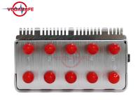 China 10W GPS Full Band Portable Signal Jammer 5 - 30m Coverage For Mobile Phone for sale