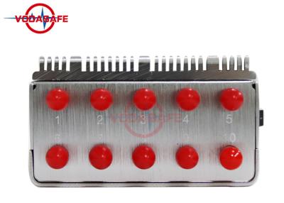 China 10W GPS Full Band Portable Signal Jammer 5 - 30m Coverage For Mobile Phone for sale
