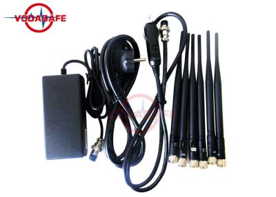 China 16W Fixed Indoor Mobile Phone Signal Jammer 50m Coverage Range Easy Operation for sale