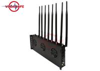 China Custom Frequency Network Signal Jammer 24 / 7 Hours Working Bluetooth 2.4G 2400 - 2500MHz for sale