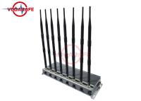 China High Power Cell Network Signal Jammer 4 - 8W Each Band Sweep Jamming for sale