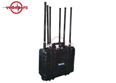 China 6 Frequencies Anti Drone Jammers , Drone Communication Jammer Easy Transportation for sale