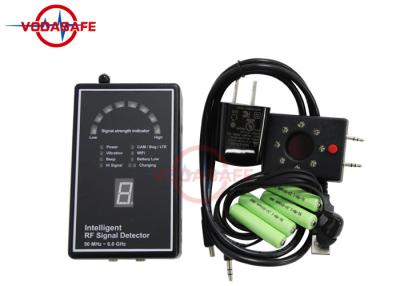 China 8 LED Signal Strength Indication RF Wireless Signal Detector Vibration Warning Mode for sale