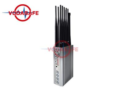 China 12 Bands Mobile Phone Jamming Device With 12 Different Frequencies 12W for sale