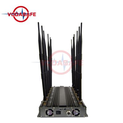 China Long Working Time Mobile Phone Signal Jammer With Build - In AC 110 - 240V Adaptor for sale