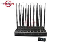 China 18 Antennas Mobile Phone Signal Jammer With Built - In 5 Cooling Fans for sale