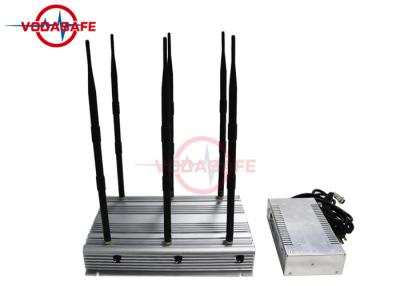 China High Power Mobile Phone Signal Scrambler With Six Antennas Blocking 335 x 238 x 60mm for sale