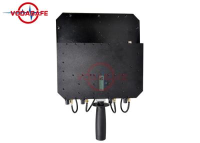 China 250m Range Mobile Phone Signal Blocker , Four Band Wifi Signal Jammer LiFe PO4 Battery for sale