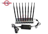 China 3 Built In Fans Cell Phone Signal Jammer Aluminum Alloy Radiator Cooling System for sale