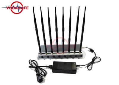 China 3 Built In Fans Cell Phone Signal Jammer Aluminum Alloy Radiator Cooling System for sale