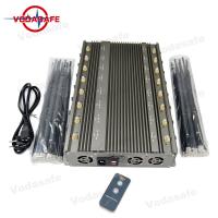China 5-8W Each Band Mobile Phone Signal Jammer Wifi 2.4G Bluetooth Walkie - Talkie Lojack GPSL1-L5 for sale