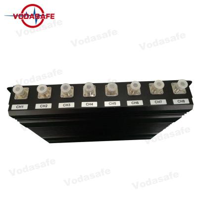 China Heat Dissipation Mobile Phone Blocking Device 160W DC-12V/24V Jamming Up To 8 Signals for sale