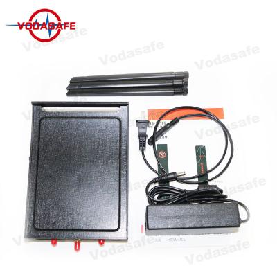 China Wifi Full Band Mobile Phone Signal Jammer 2.4GHz 5.8GHz 30-50m Cover Radius for sale