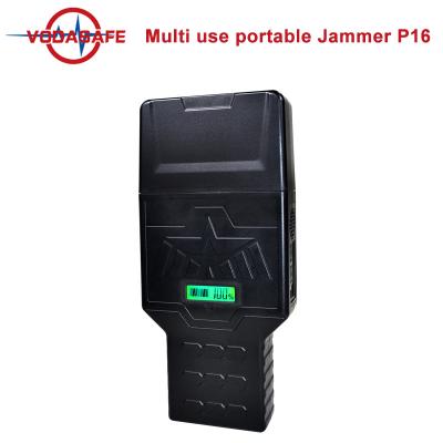 China 12000mAh 25m Radius VHF UHF Portable Signal Jammer for sale