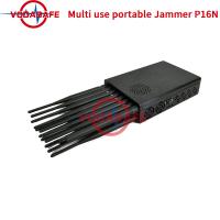 China ICNIRP Mobile Phone Signal Jammer CDMA GSM 12000mAh 16W for sale
