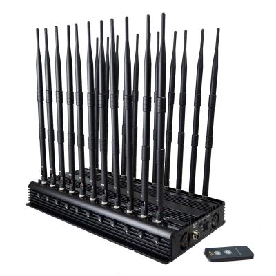China 45W 80m Cell Phone Reception Blocker Infrared Remote Control Omni Directional for sale