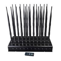 China 22 Antennas Mobile Phone Signal Jammer All In One Jamming Device With 2-40M Radius for sale