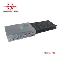 China Lojack GPS 18 Antennas Mobile Phone Signal Jammer WiFi 3G 4G 5G 25m for sale