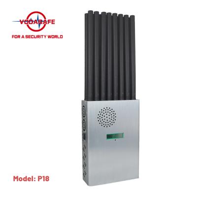 China 2dBi  CDMA GSM Portable Signal Jammer GPS 2G 3G 4G 5G 12000mAh for sale