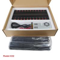 China UHF VHF 45 Watt Wifi Signal Jammer Stationary 22 Bands Walkie Talkie for sale