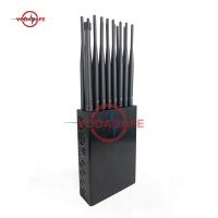 China 16 Watt GPS Lojack Cell Signal Disruptor 25m VHF UHF 16 Antennas ICNIRP for sale