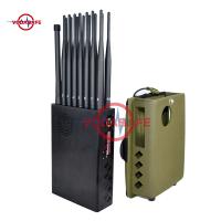 China Rechargeable Lithium Handheld Signal Jammer Bluetooth Lojack 12000mAh for sale