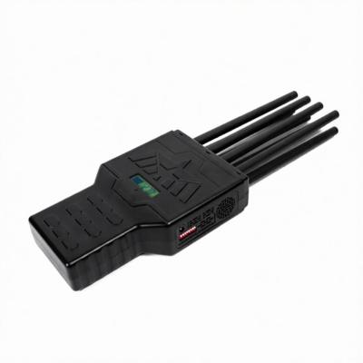 China UMTS Cell Phone Signal Jammer 8 Antennas 50 Meter 28W 3500mAh for sale