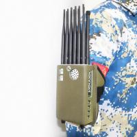 China 5G Easy Carry Portable Signal Jammer High Power 12Bands Cover Radius 30 Meters for sale
