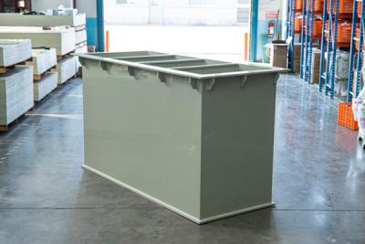 China 15mm Acid Pickling Electroplating Tank PP PVC Material for sale