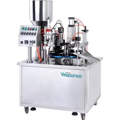 China Leakproof Balm Cosmetic Liquid Filling Machine 0.6-0.8Mpa Practical for sale