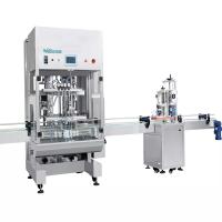 China Multiple Nozzles Beverage Filling Machine , Commodity Automatic Filling Line for sale