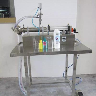 China Semi Automatic Paste Cosmetic Liquid Filling Machine For 10-250ML Bottle for sale