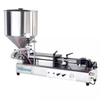 China Semi Automatic Paste Cosmetic Liquid Filling Machine For 10-250ML Bottle for sale