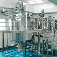 China Multipurpose Stable Cream Emulsifier Mixer , Medicine Vacuum Emulsification Machine for sale
