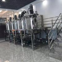 China Multipurpose Stable Cream Emulsifier Mixer , Medicine Vacuum Emulsification Machine for sale