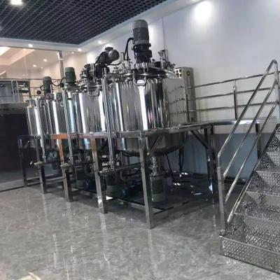 China Multipurpose Stable Cream Emulsifier Mixer , Medicine Vacuum Emulsification Machine for sale