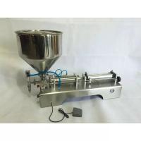 China Pneumatic Piston Automated Filling Machine 304 Stainless Steel Hand Operated for sale