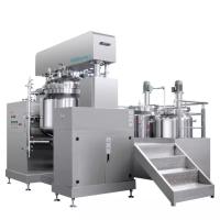 China Multipurpose Vacuum Emulsifying Mixer , 65RPM Cosmetic Cream Mixing Machine for sale
