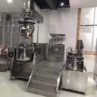 China Multipurpose Vacuum Emulsifying Mixer , 65RPM Cosmetic Cream Mixing Machine for sale