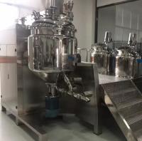 China Pneumatic Lotion Cosmetic Emulsifier Mixer 50 Liter SUS304 SUS316 for sale