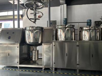 China SUS304 SUS316 Vacuum Mixer Homogenizer , Leakproof Cosmetic Manufacturing Machines for sale