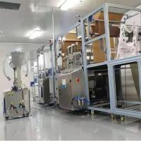 China PLC Stable Cosmetic Packaging Equipment , Multifunctional Hair Film Making Machine for sale