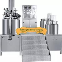 China Antirust Cosmetic Cream Mixer Machine , Stable Vacuum Homogenizer Cream Mixer for sale